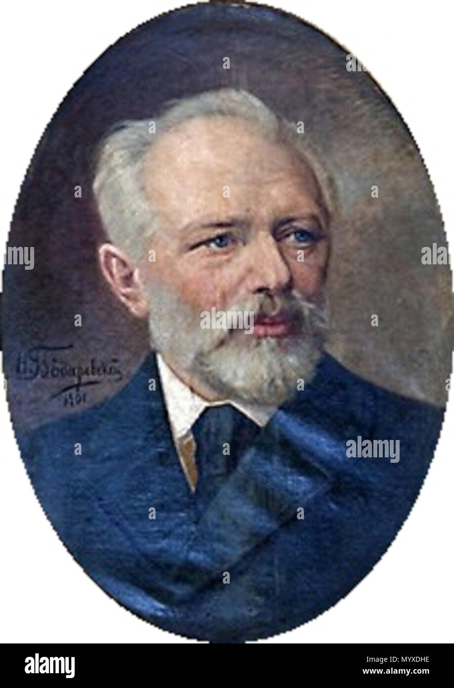 . English: Portrait of Pyotr Ilyich Tchaikovsky ...