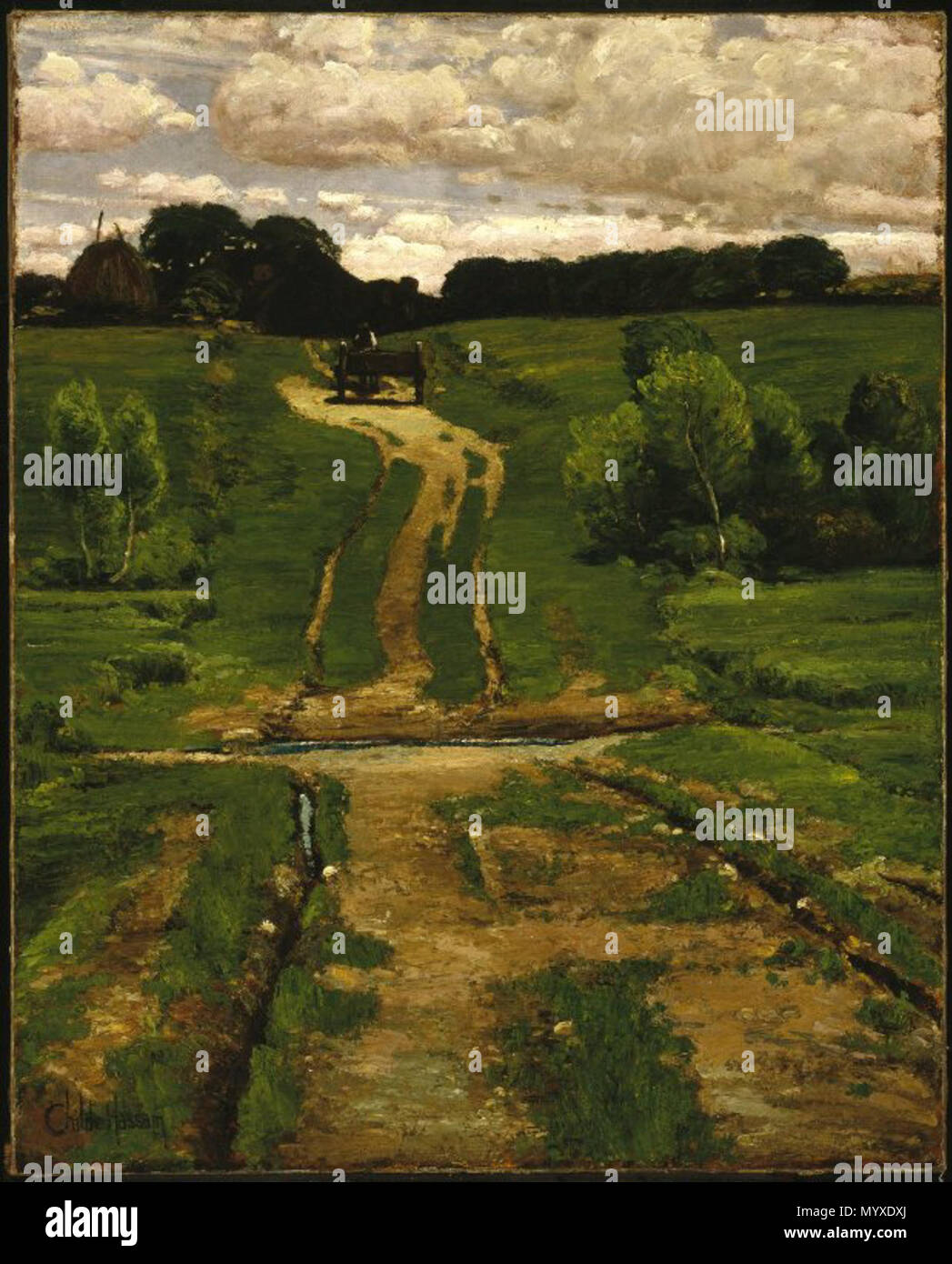 . A Back Road . circa 1884 16 Brooklyn Museum - A Back Road - Frederick ...