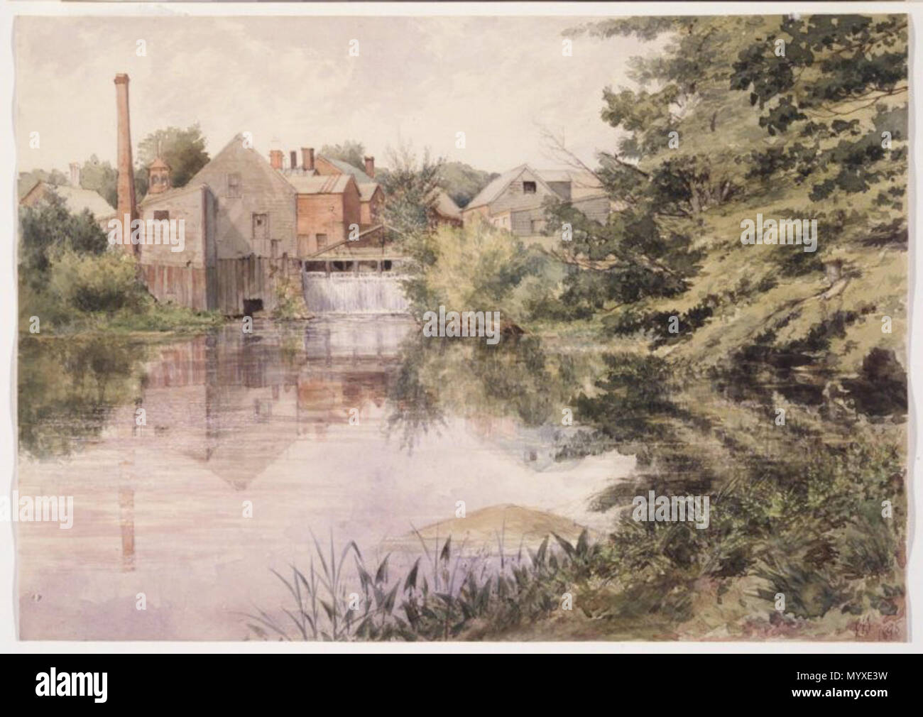 . Old Felt Mill on the Megunticook River, Camden, Maine . circa 1895 17 ...