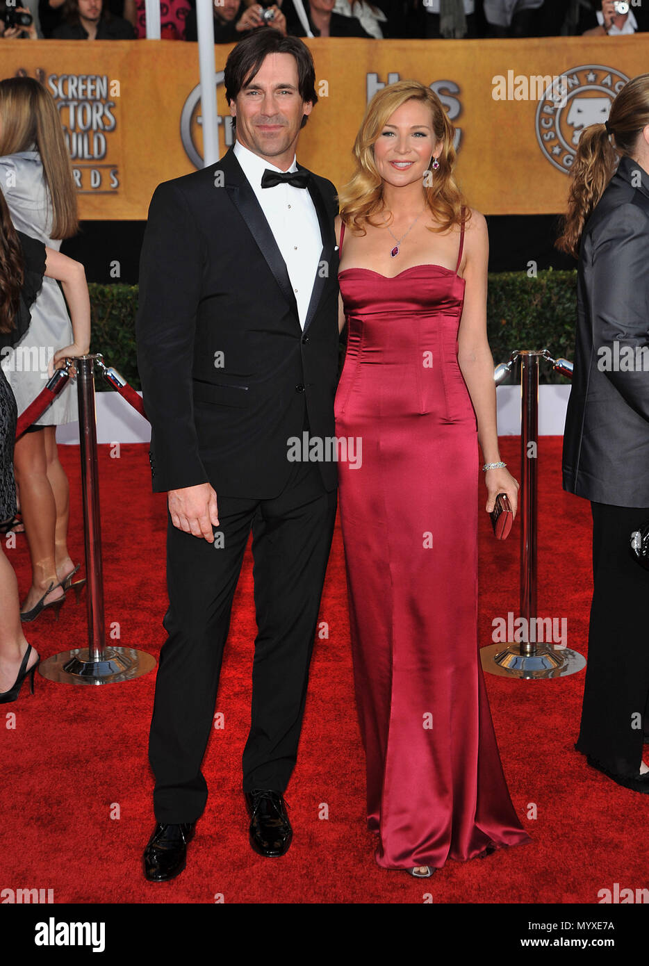 Actor jon hamm wife jennifer hi-res stock photography and images - Alamy