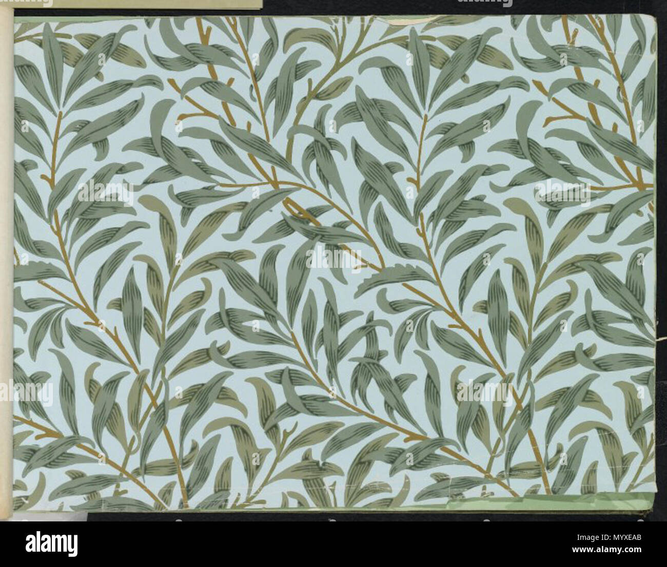 Willow pattern william morris hi-res stock photography and images - Alamy