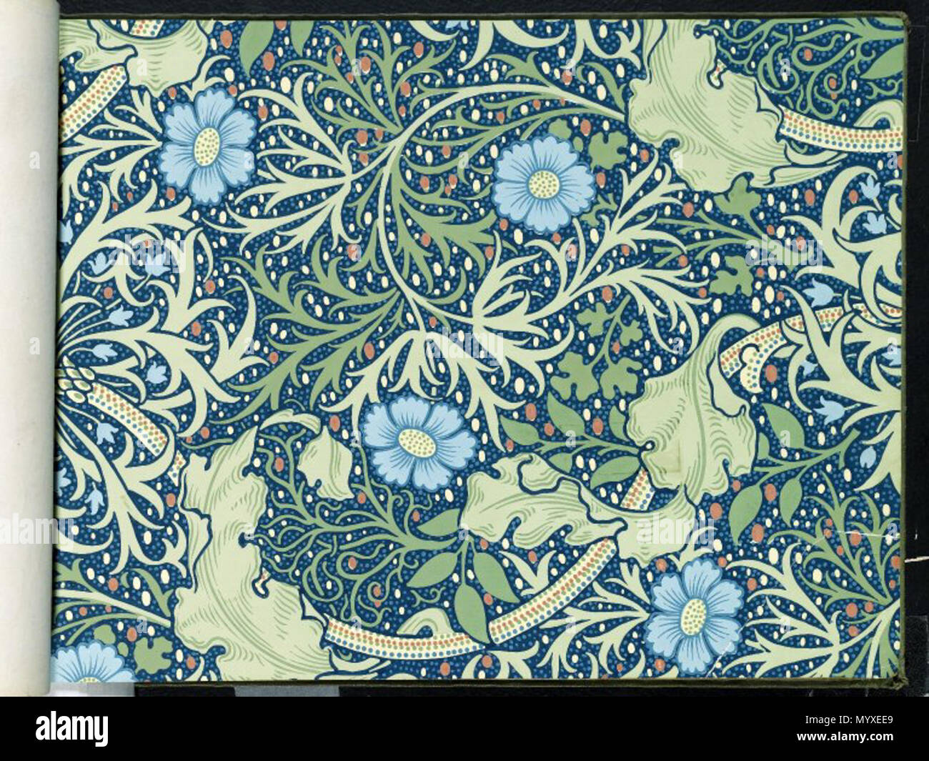 William morris wallpaper seaweed hi-res stock photography and images ...