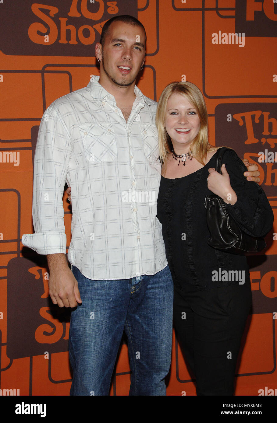 Melissa Joan Hart and husband Marc Wilkinson arriving at the That' 70 ...