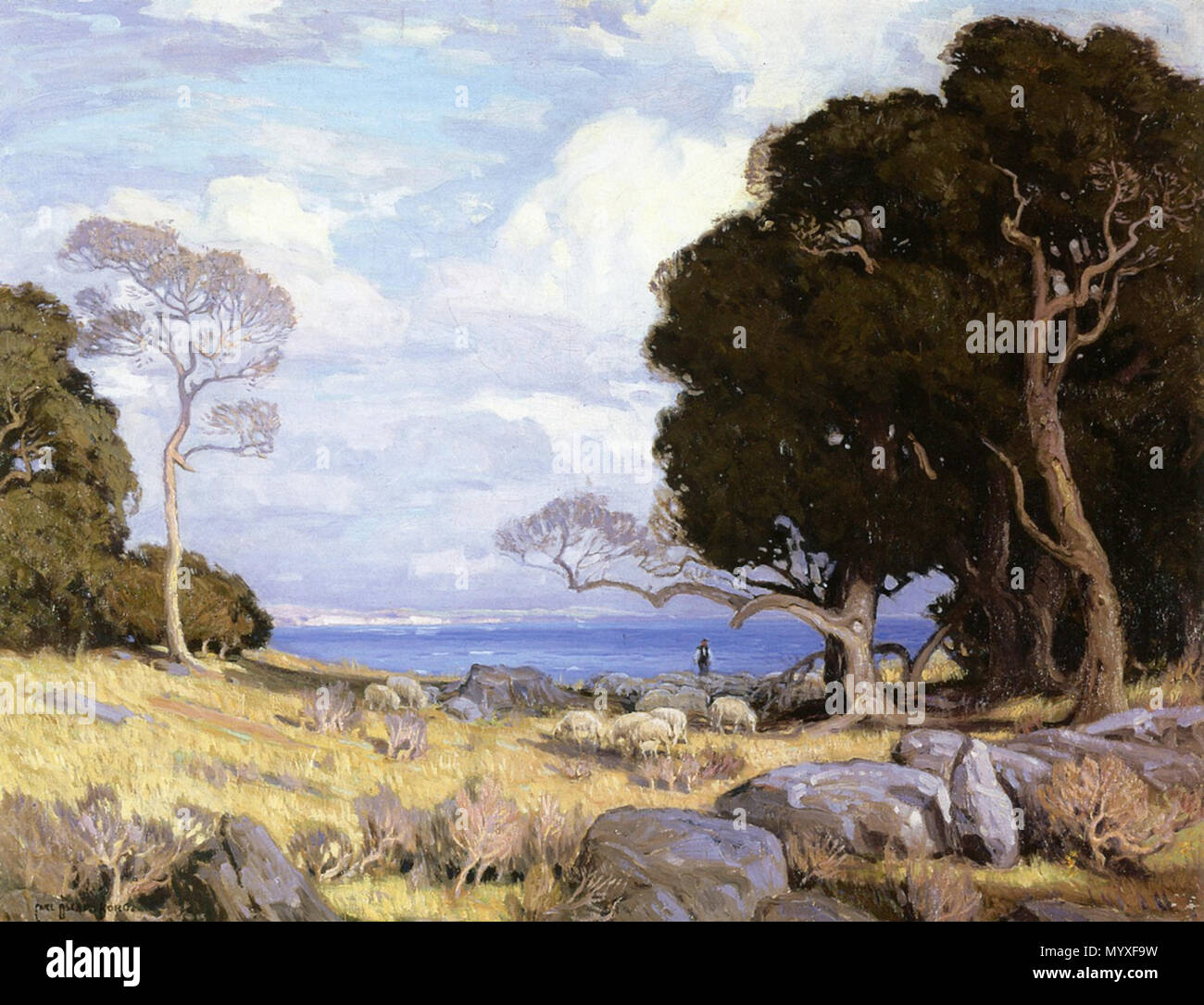 . Русский: Paintings by artist Carl Oscar (or Oskar) Borg (1879 – 1947 ...