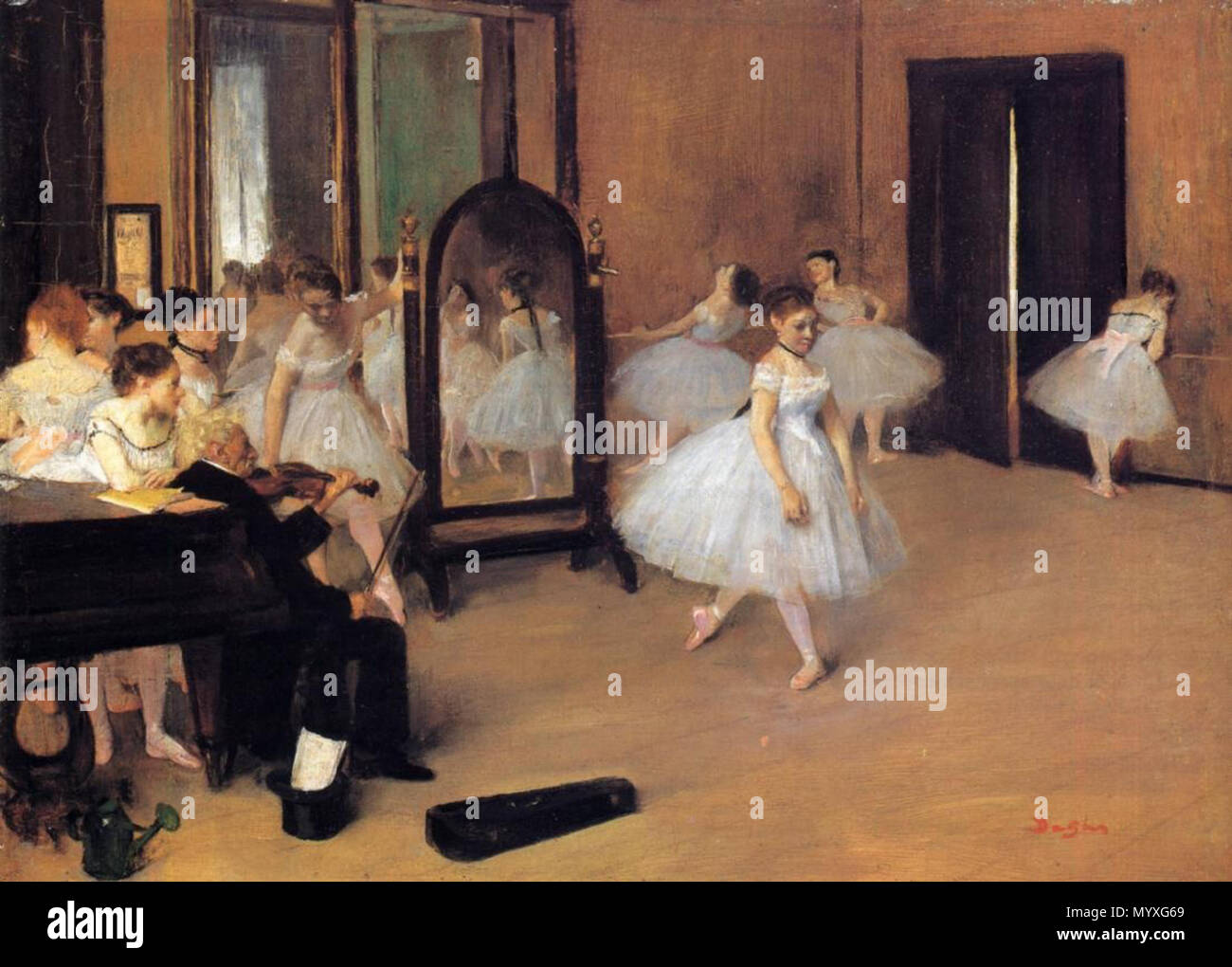 . French: Classe de danse The Dancing Class . circa 1870 25 Dance Class ...
