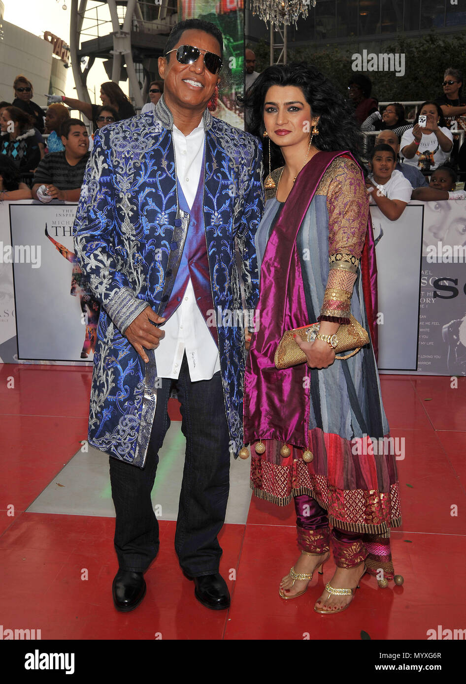 Jermaine Jackson and wife Halima Rashid - Michael's Jackson, This Is It ...