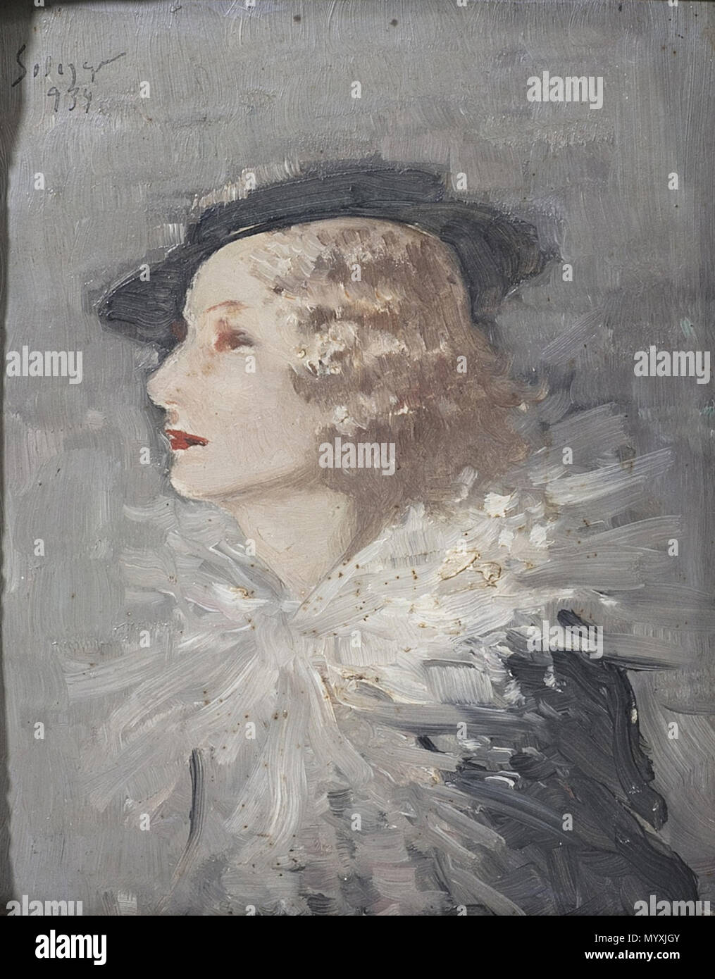 . English: Female figure, 1934, by Abel Salazar 33 Figura feminina ...