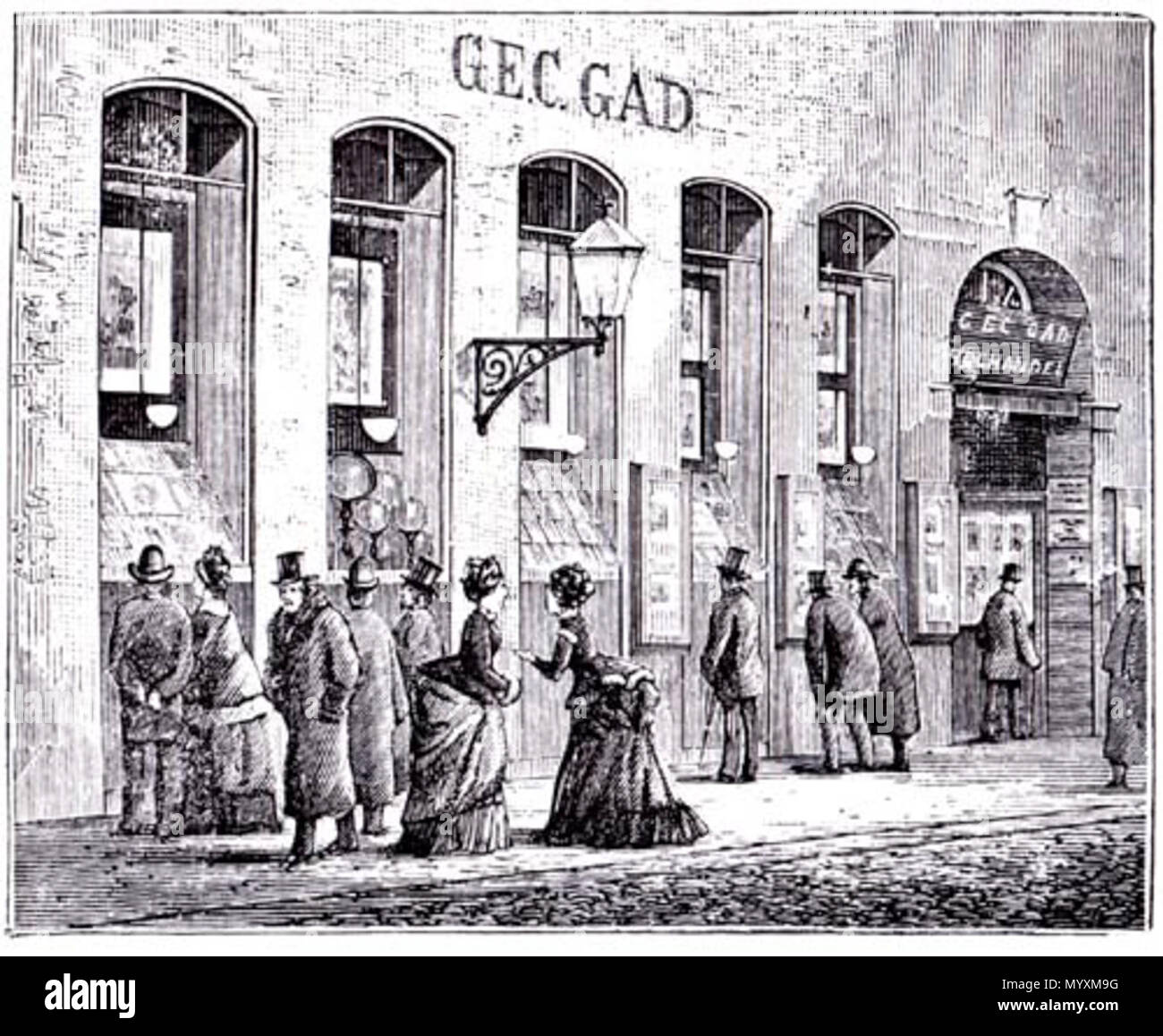 . English: The Gad book shop and publishing house in Vimmelskaftet in ...