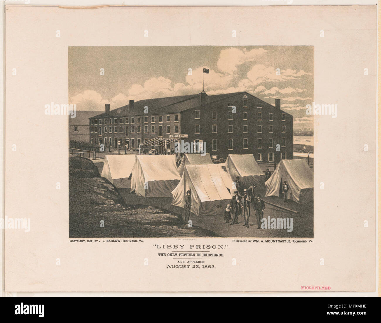 Vintage photo of libby prison hi-res stock photography and images - Alamy