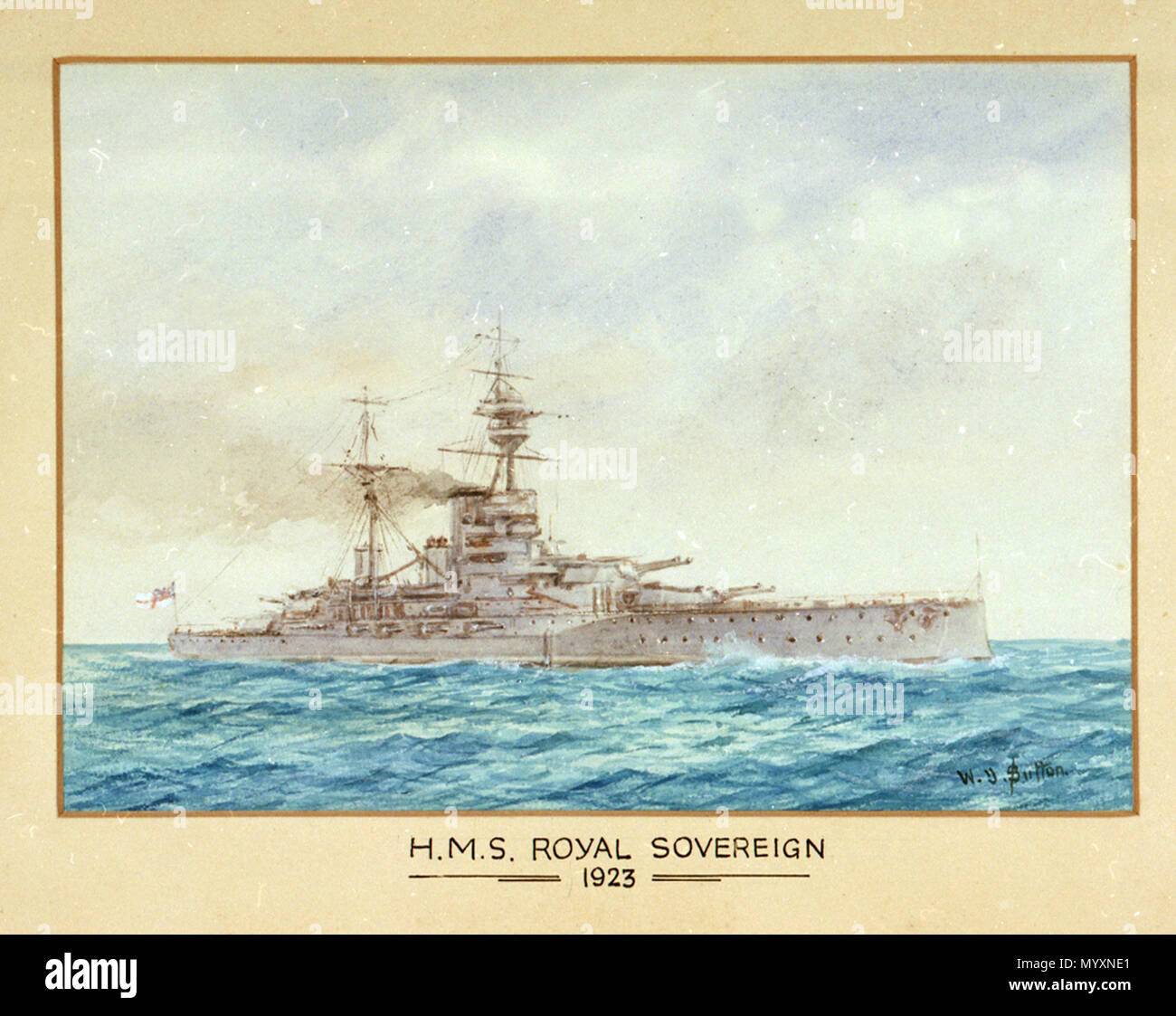 H m s royal sovereign hi-res stock photography and images - Alamy