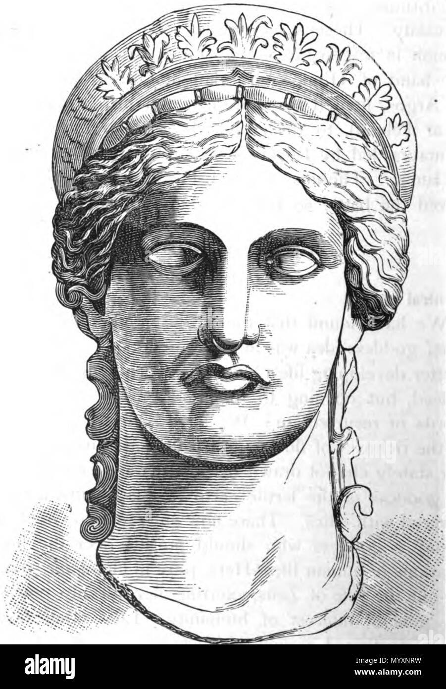 Hera head Black and White Stock Photos & Images - Alamy