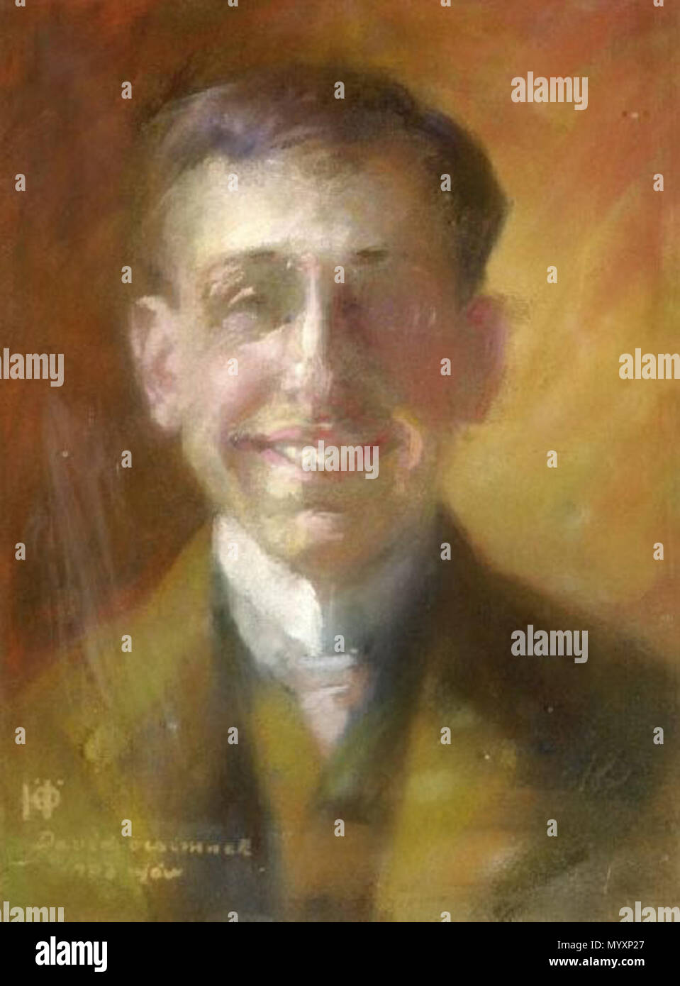. Self-portrait . 1907 45 Heller Self-portrait 1907 Stock Photo - Alamy