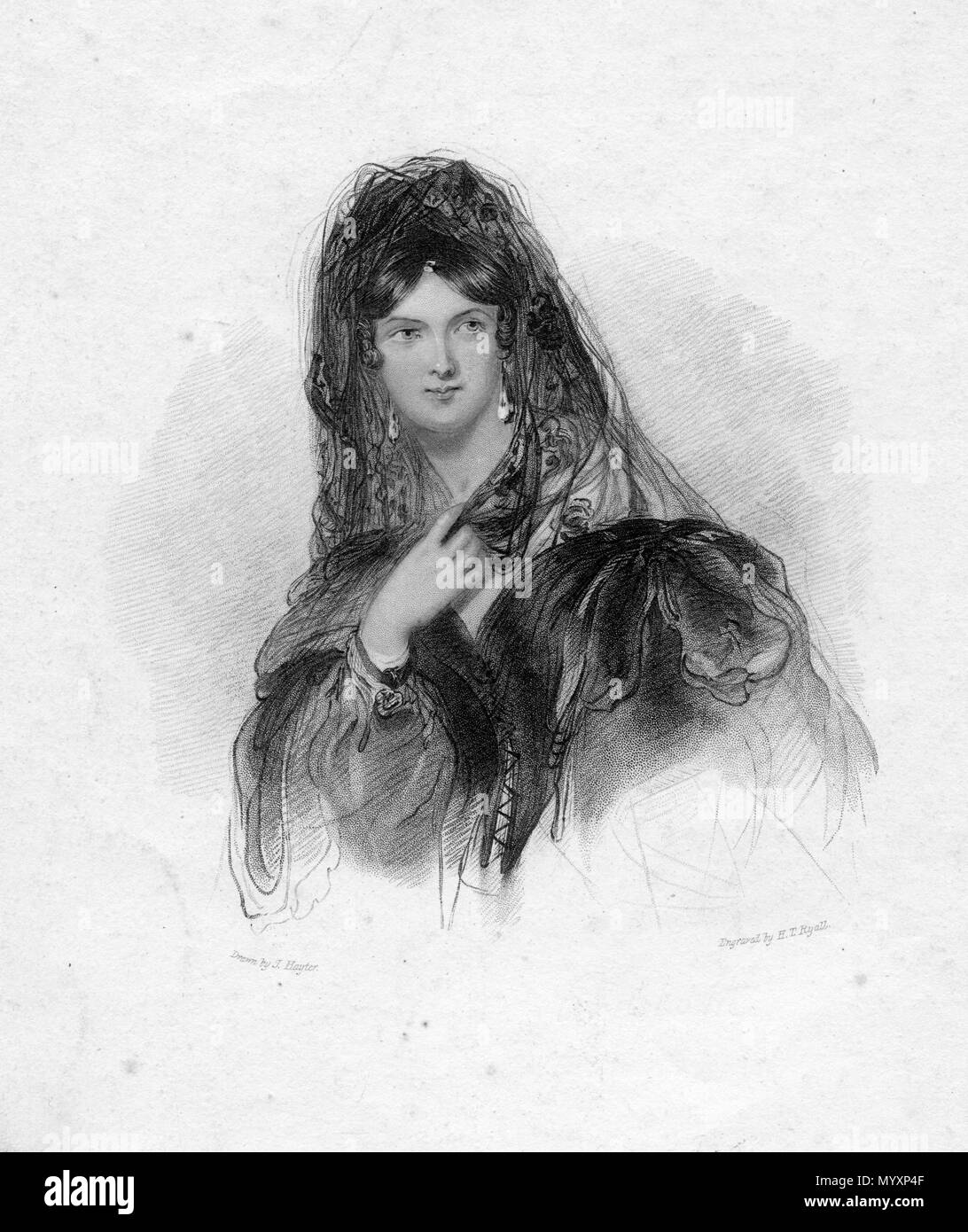 . Français : portrait gravé . Unknown date. Henry Thomas Ryall d’après ...