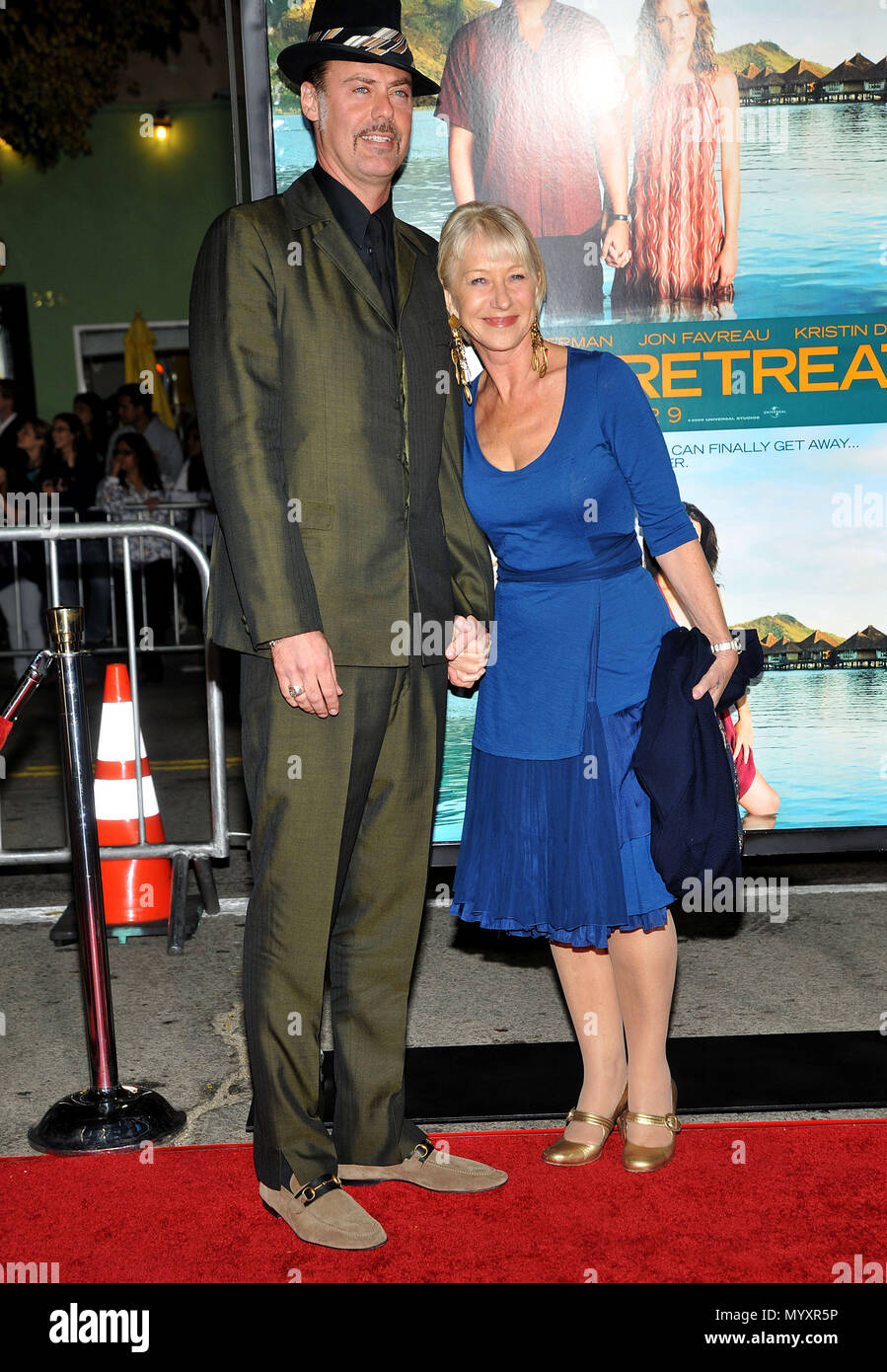 Helen Mirren and stepson Rio Hackford - Couples Retreat Premiere at the ...