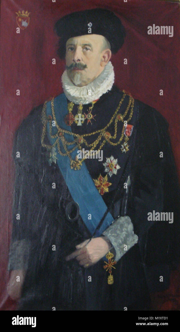 . Christopher de Paus (1862), wearing a papal chamberlain's dress, in ...