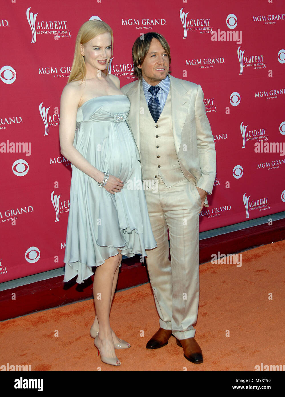 Nicole Kidman and husband Keith Urban - ACM - 43th American Country ...