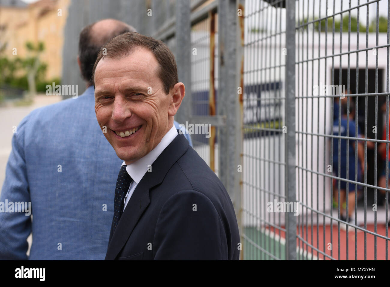 Madrid, Spain. 07th June, 2018. The Spanish retired footballer Emilio ...
