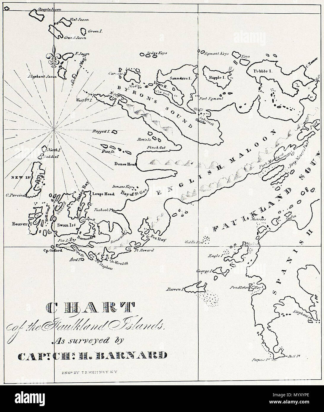 South atlantic islands map hi-res stock photography and images - Alamy