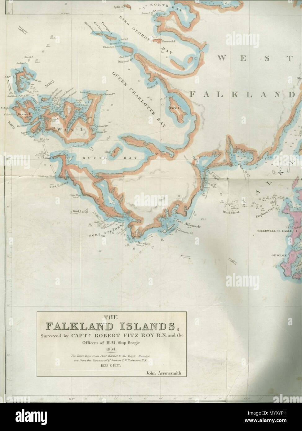 Falkland islands map hi-res stock photography and images - Alamy