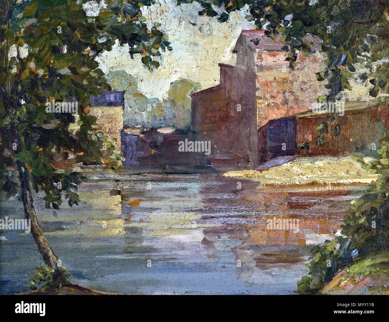 . Русский: Paintings by the artist George Ames Aldrich (1872-1941 ...