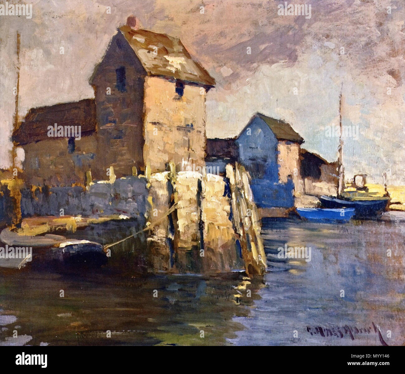 . Русский: Paintings by the artist George Ames Aldrich (1872-1941 ...