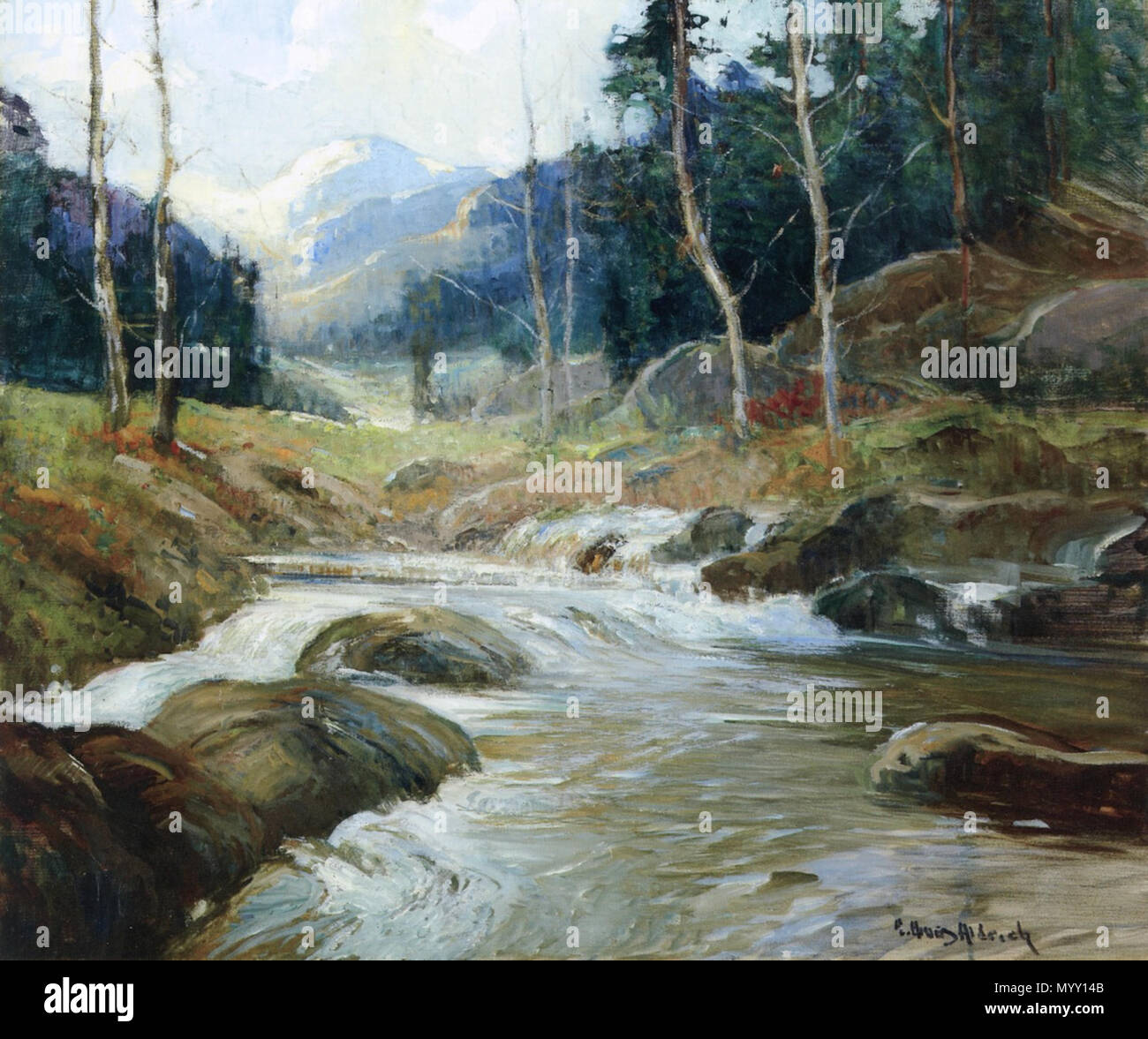 . Русский: Paintings by the artist George Ames Aldrich (1872-1941 ...