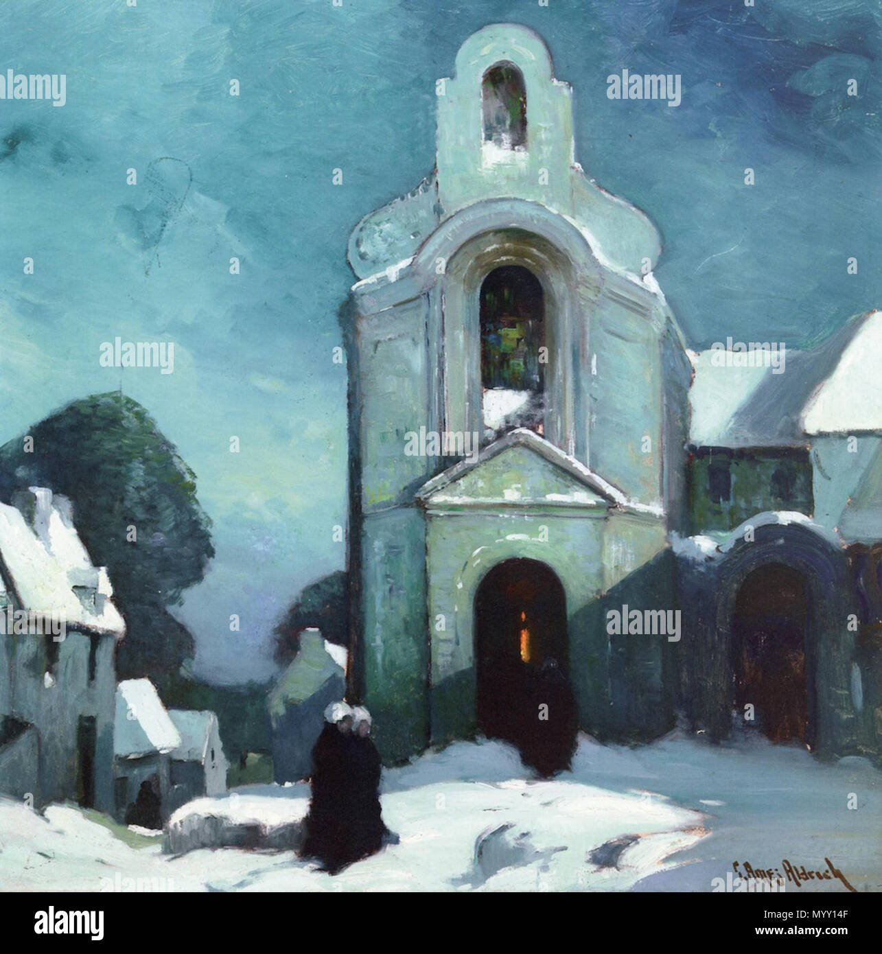 . Русский: Paintings by the artist George Ames Aldrich (1872-1941 ...