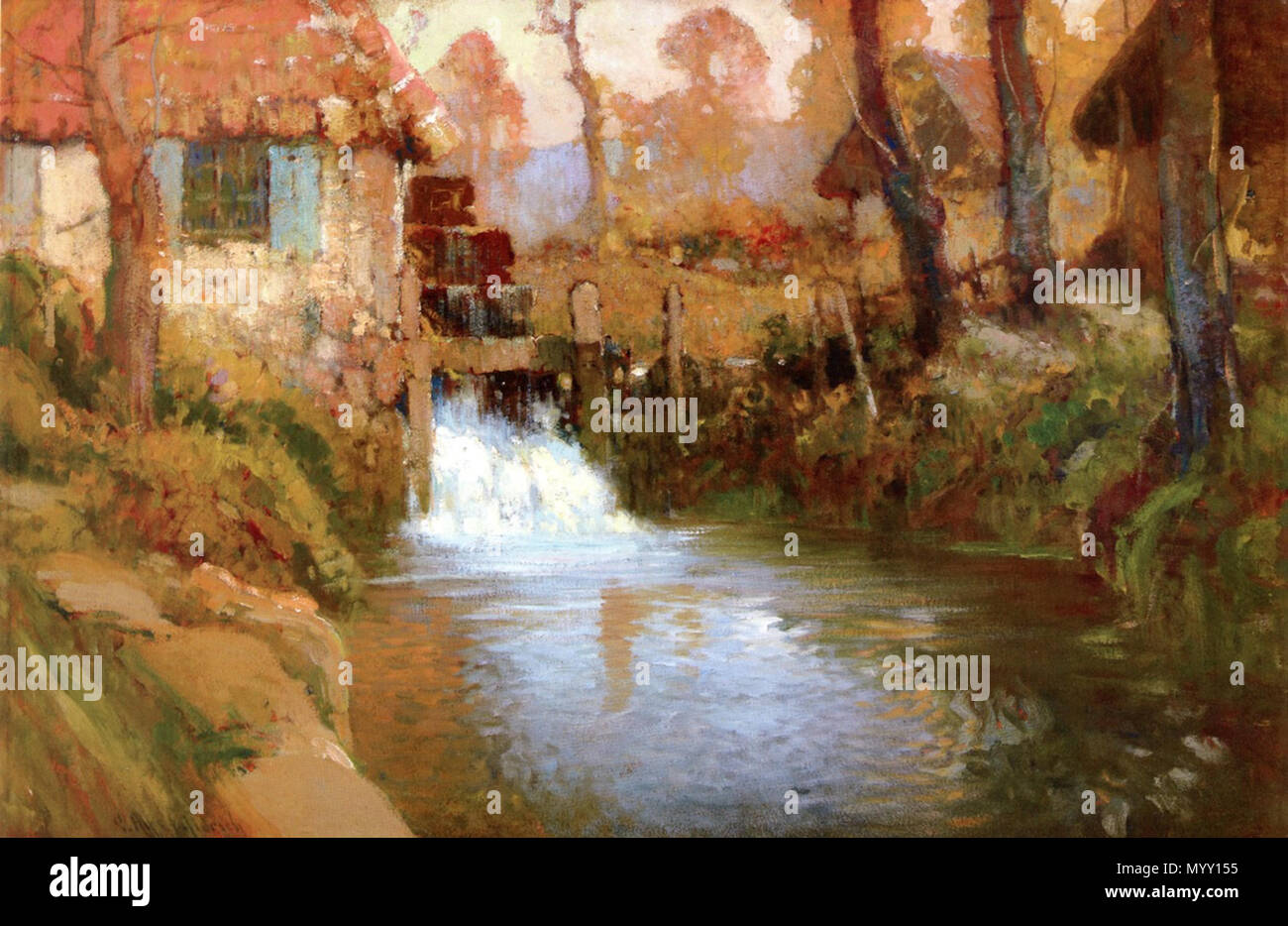 . Русский: Paintings by the artist George Ames Aldrich (1872-1941 ...