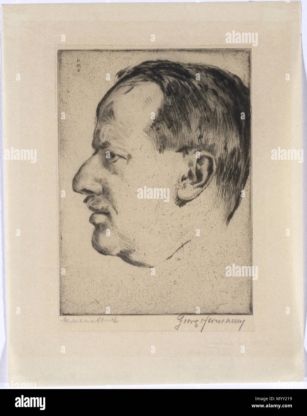 . Deutsch: Porträt Georg Hermann (1871-1943) . between circa 1920 and ...