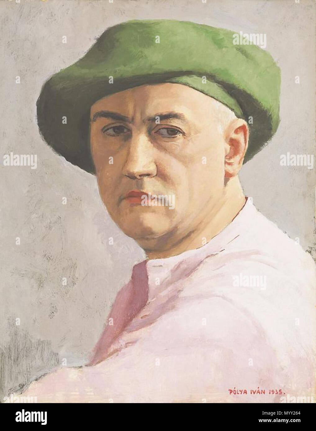 86 Pólya Self-portrait 1935 Stock Photo - Alamy