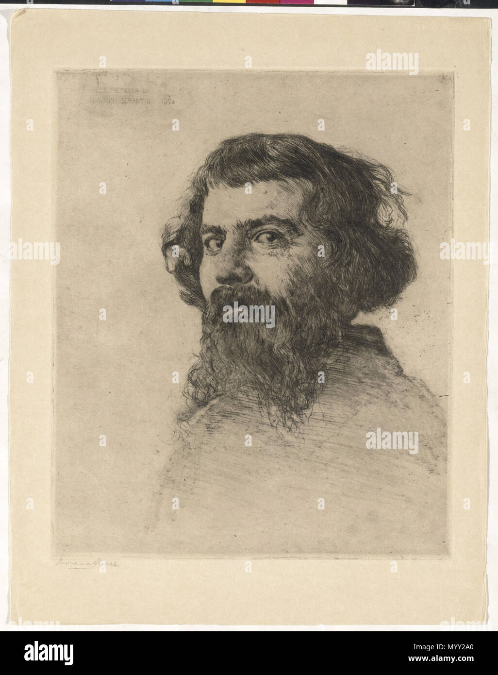Giovanni segantini portrait hi-res stock photography and images - Alamy