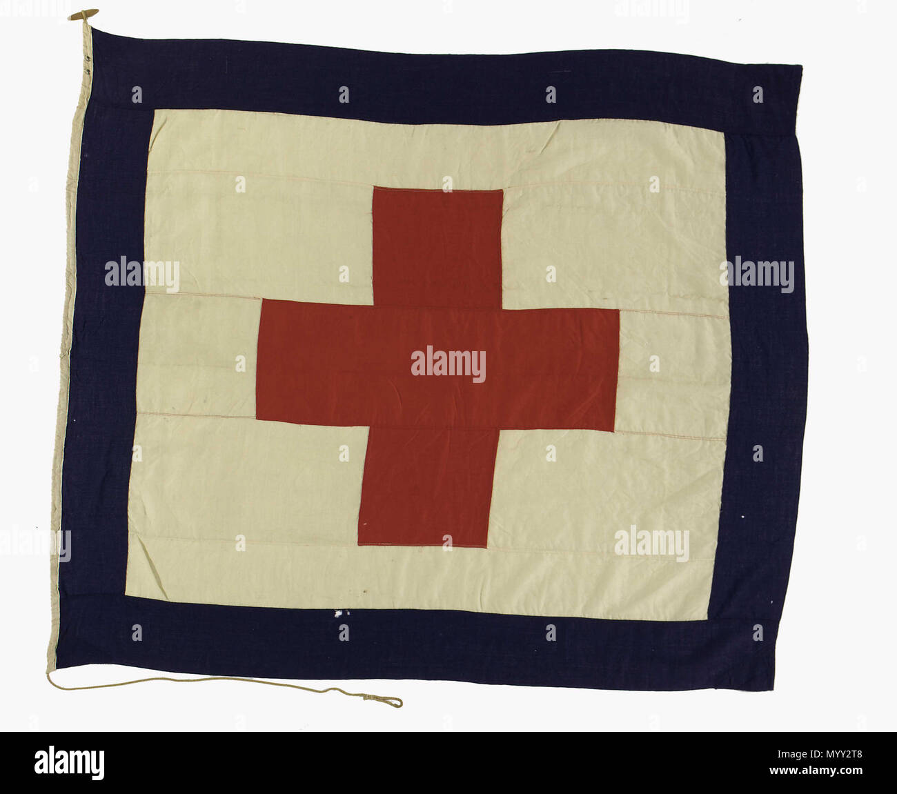White flag red cross Cut Out Stock Images & Pictures - Alamy