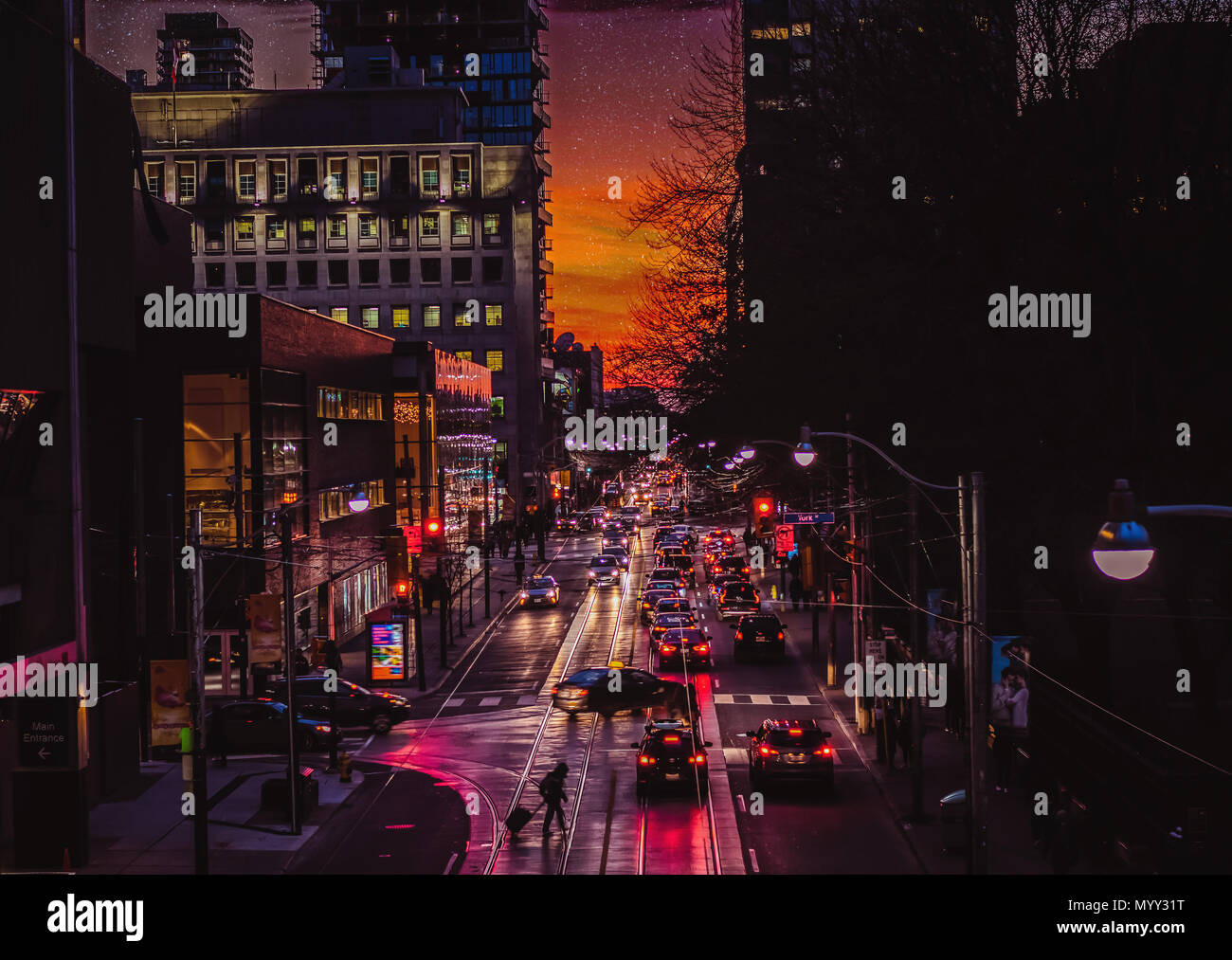 Bay street downtown Toronto Stock Photo - Alamy