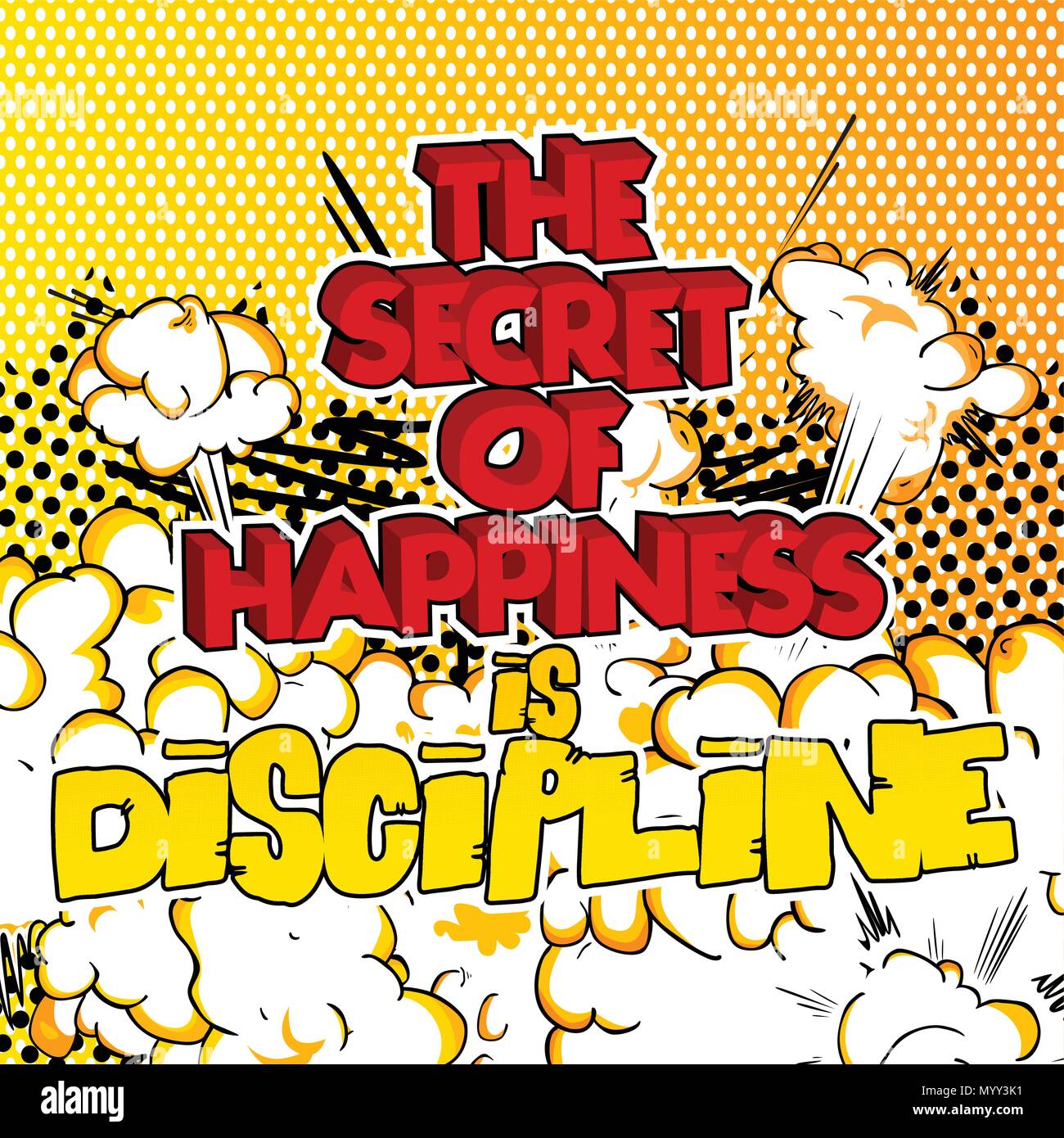 Discipline and success Stock Vector Images - Alamy