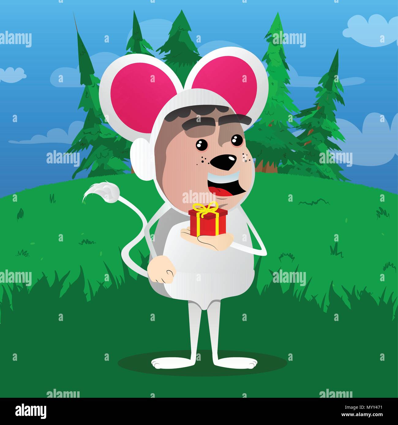 Hand holding mouse tail hi-res stock photography and images - Alamy