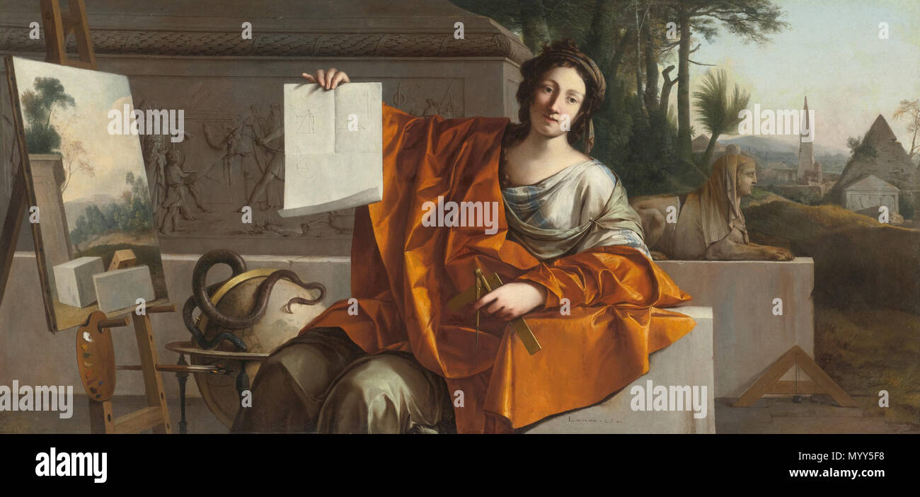 Allegory of geometry hi-res stock photography and images - Alamy