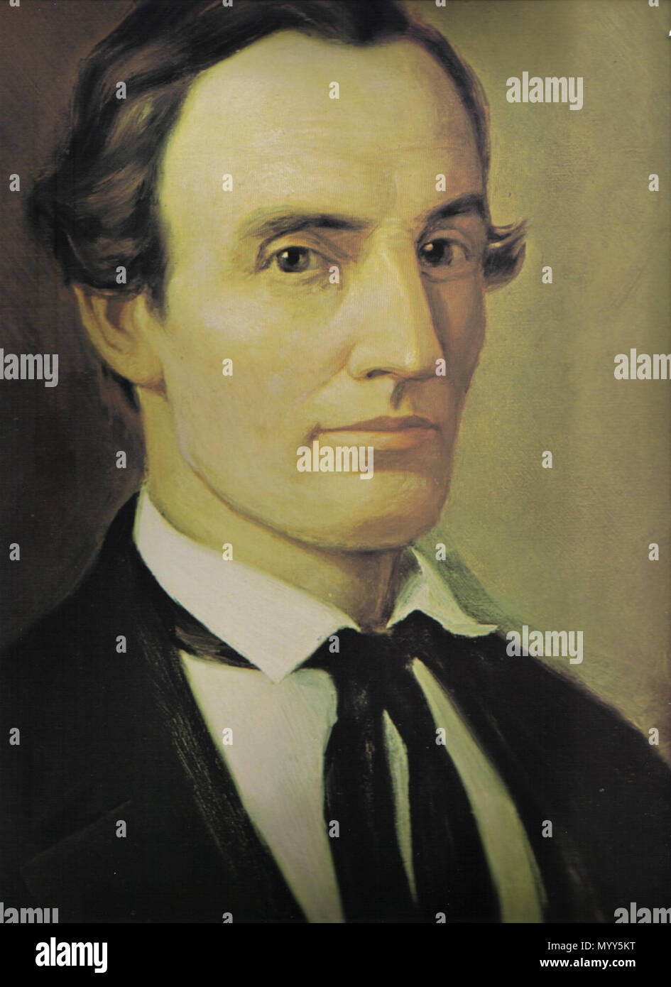 . English: Portrait of Oliver Cowdery . circa 1840. Lewis A. Ramsey ...