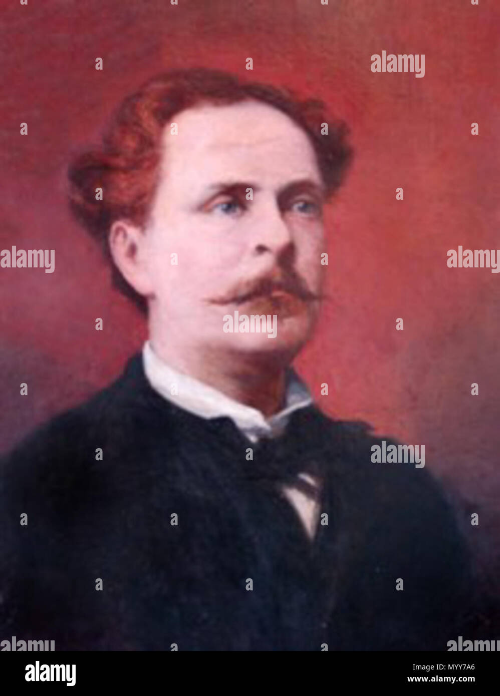 . English: Alejandro Tapia y Rivera Colorized Photo . before 1882 ...