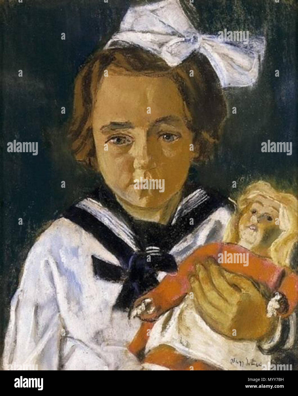 . Little Girl with a Dolly . Unknown date 73 Nagy Little Girl with a ...