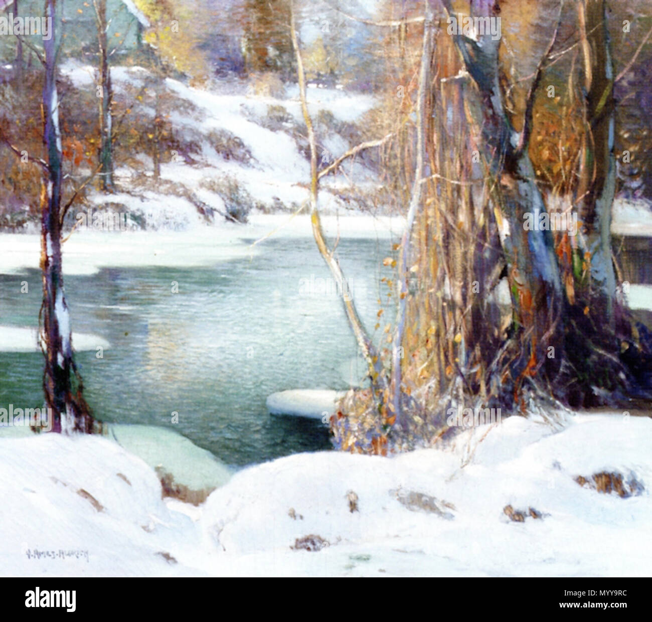. Русский: paintings by the artist George Ames Aldrich (1972-1941 ...