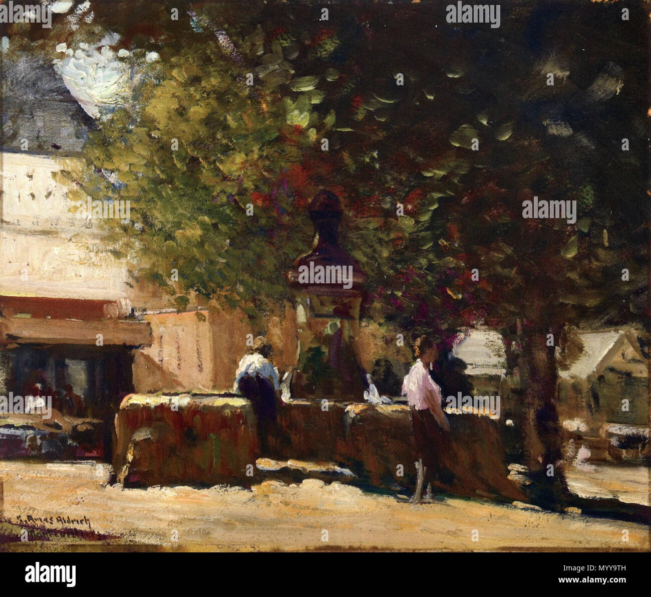 . Русский: paintings by the artist George Ames Aldrich (1972-1941 ...