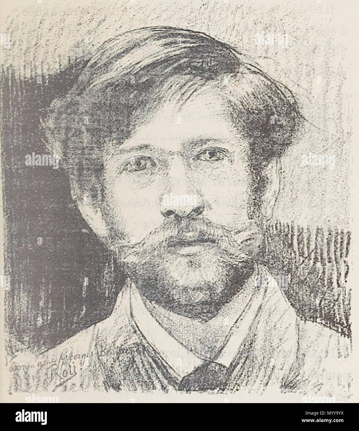 . English: Selfportrait by Georges Bertrand. 40 Georges Jules Bertrand Stock Photo - Alamy