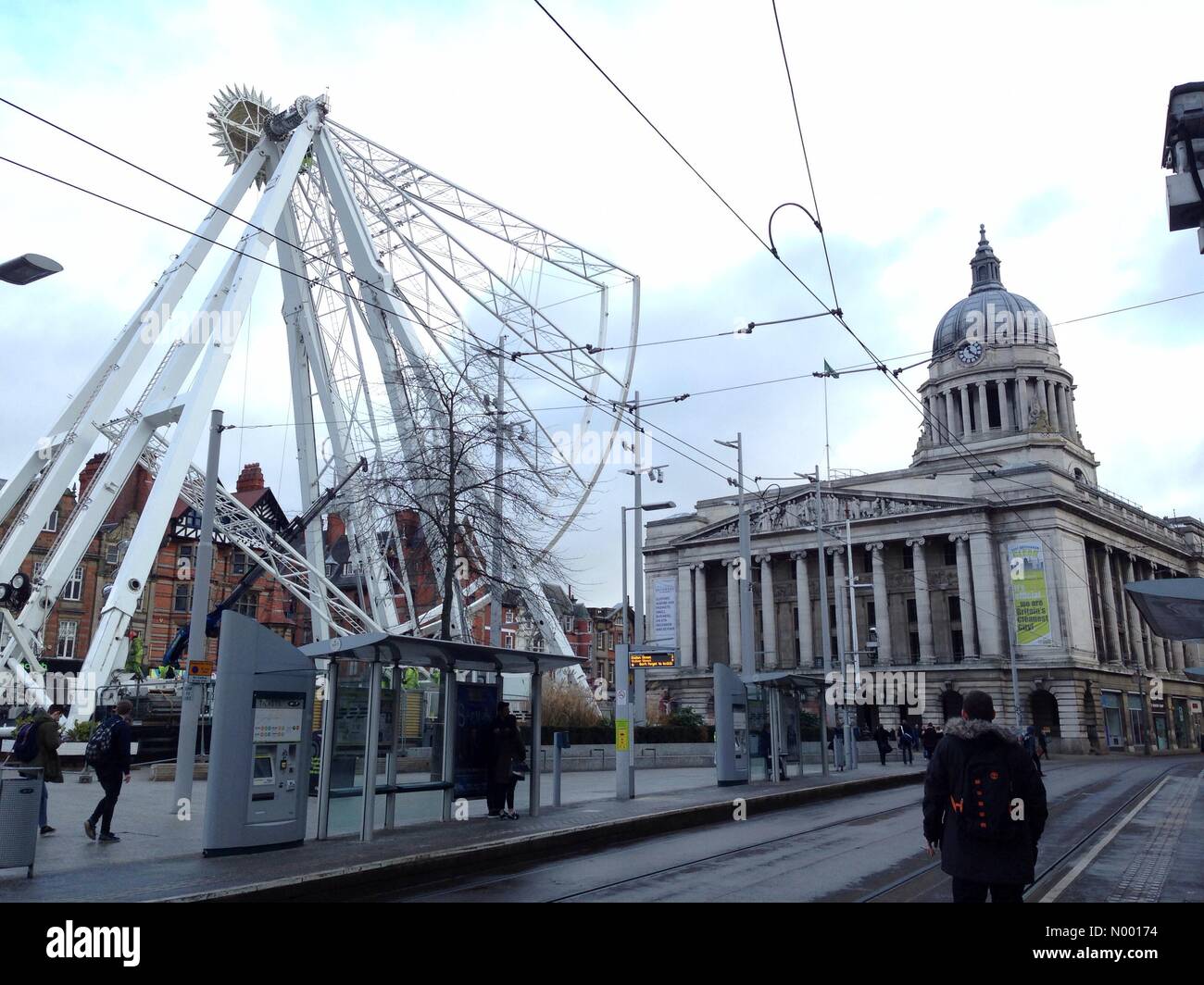 Nottingham, Nottingham NG2JS, UK. 29th Jan, 2015. Work underway on ...