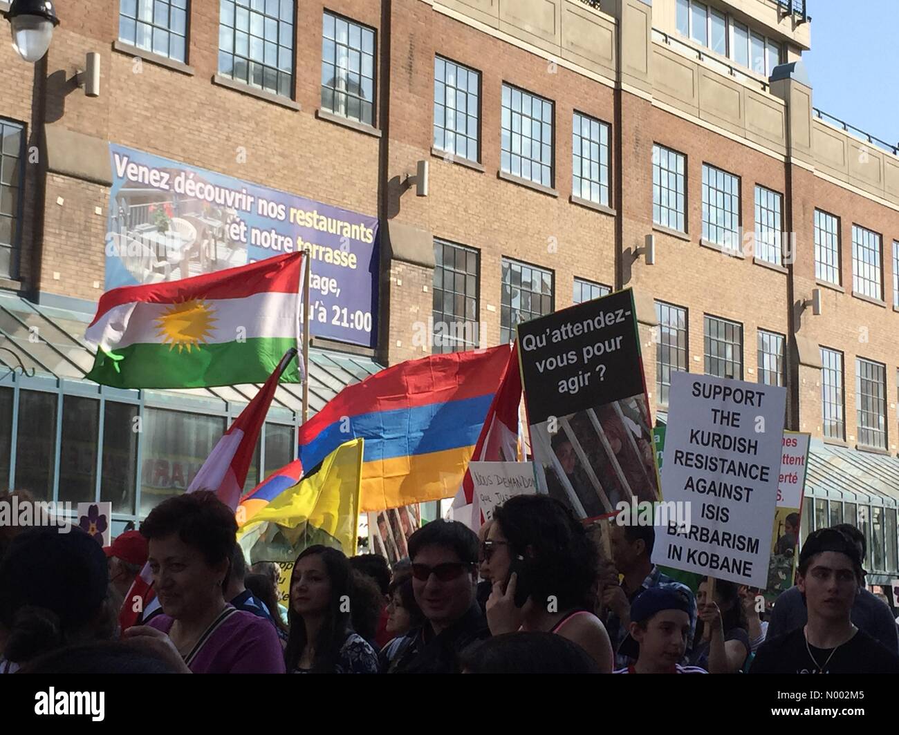 Montréal, Québec, Canada. 03rd May, 2015. March for humanity, Montreal ...