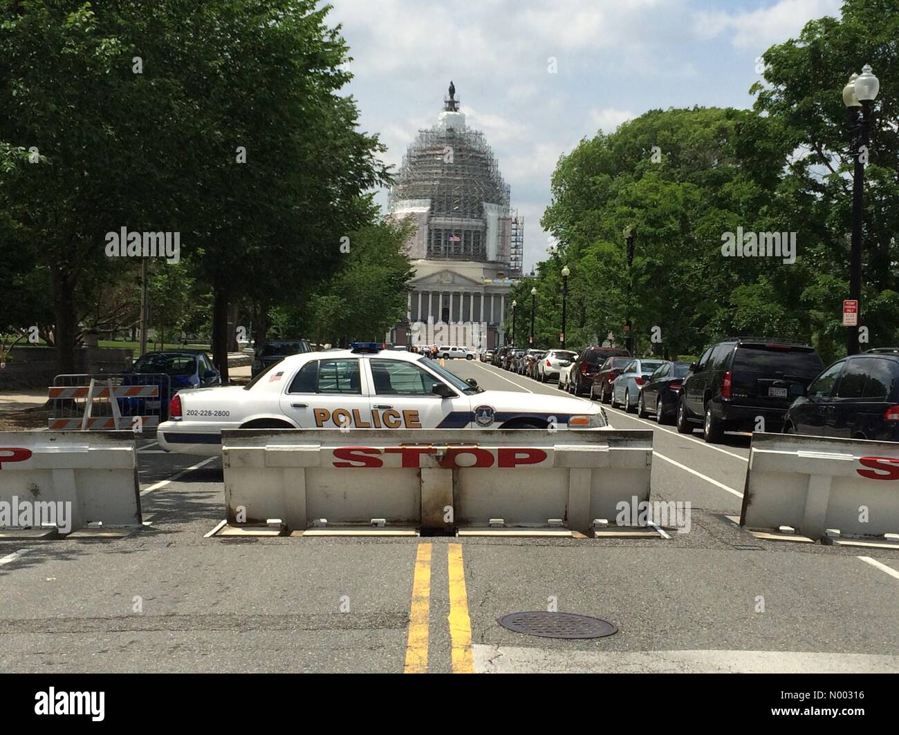Washington, DC, USA. 26th May, 2015. Fire alarm at US Capitol building ...