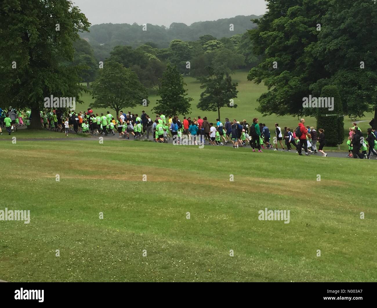 Children's fun run Stock Photo - Alamy