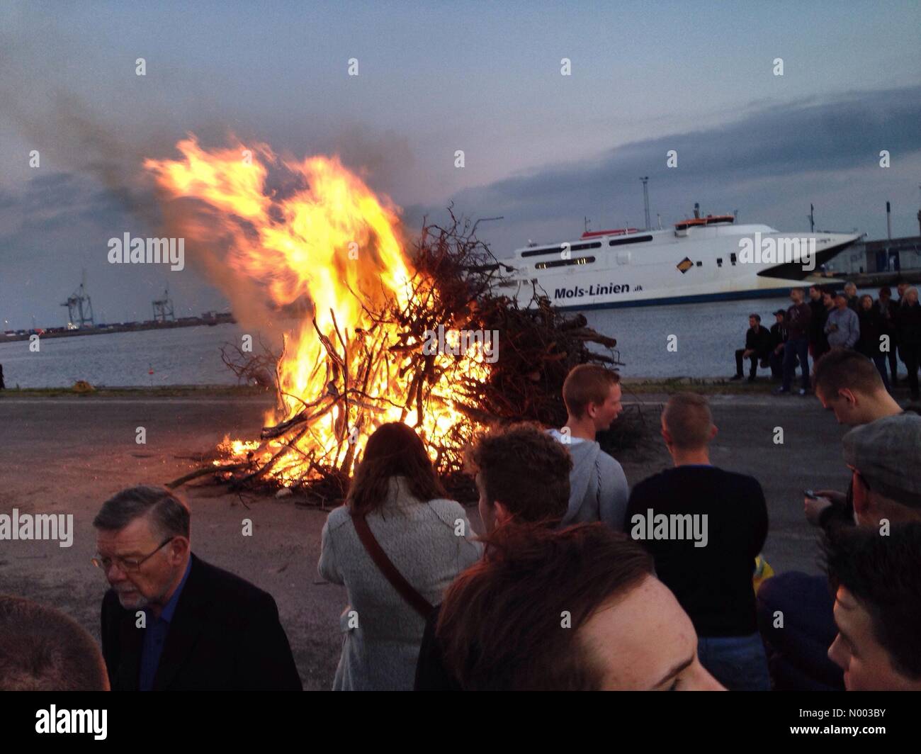 Aarhus, Jutland, Denmark. 23rd June, 2015. Celebrations of Sankt Hans ...
