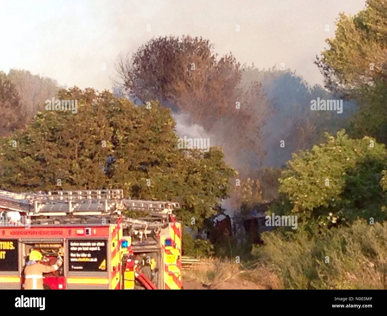 Southport, Merseyside, UK. 15th July, 2015. Southport Pleasureland Fire ...