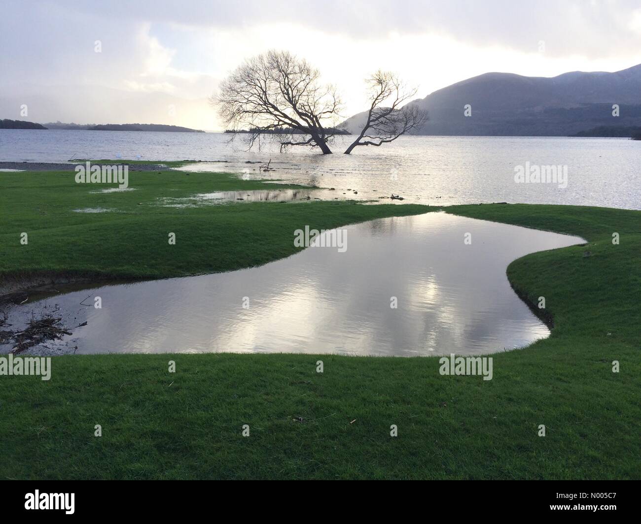 Damaged flooded golf course due to heavy rains. Killarney Golf and ...