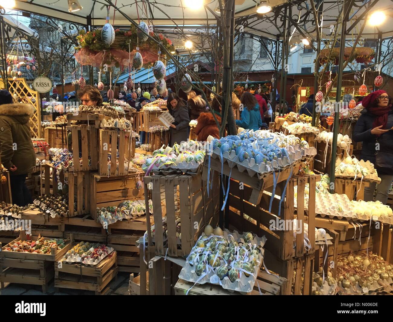 Easter Market Vienna Stock Photo - Alamy